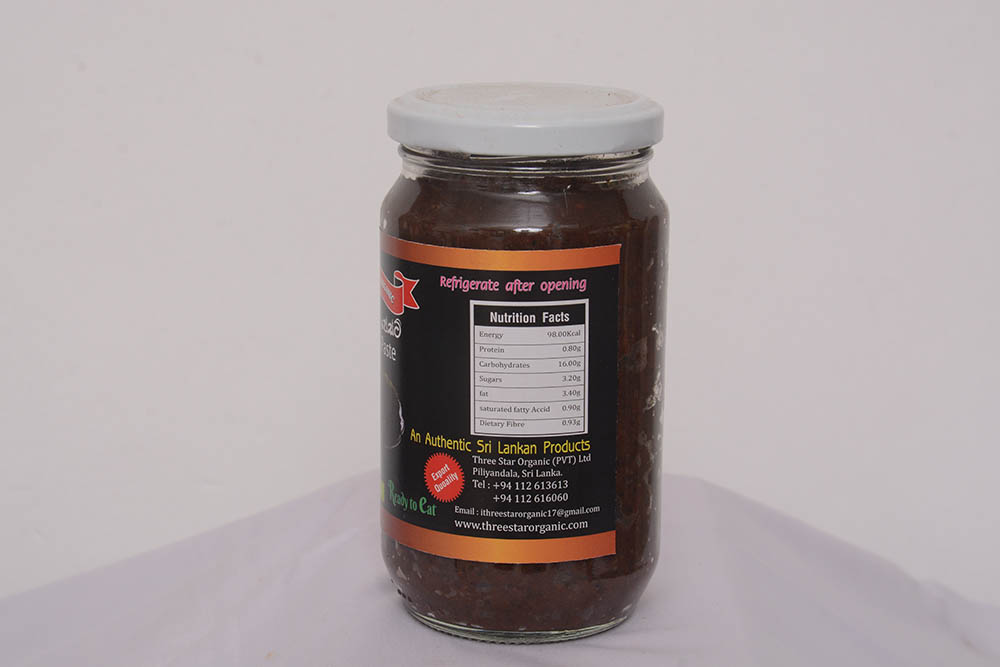 Goraka Paste - Three Star Organic Farm (pvt) Ltd